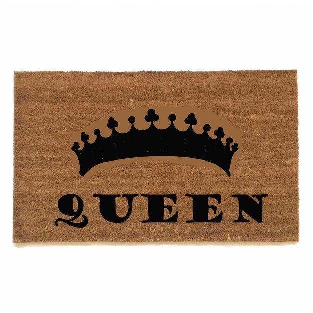 The QUEEN crown royal doormat | Damn Good Doormats: Art you can wipe ...
